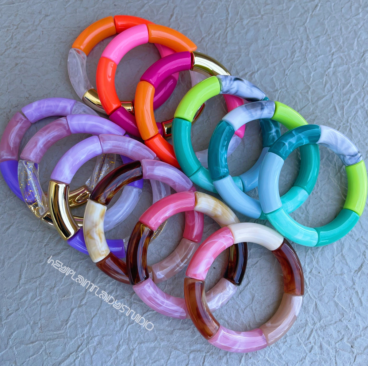 POOL FLOAT - Macaroni Stretch Bracelet – Hey Plant Lady Studio